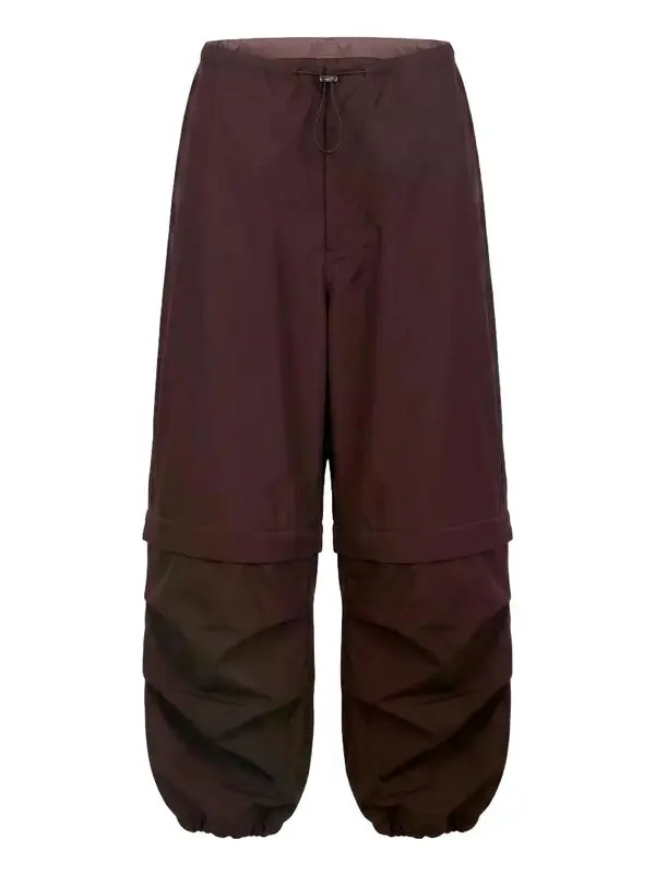 AGOLDE Coulson Drawstring-waist Track Pants - Brown