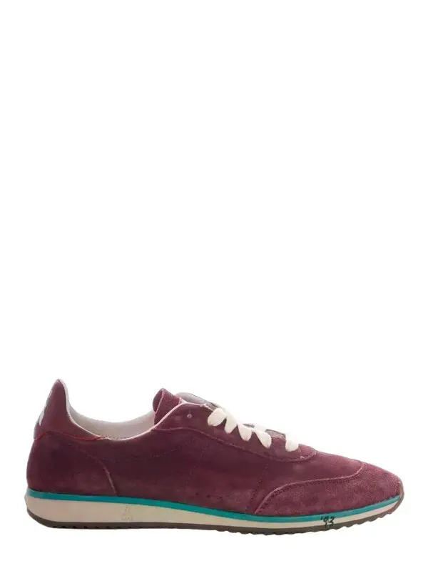 Patrizia Pepe Panelled Suede Sneakers - Red