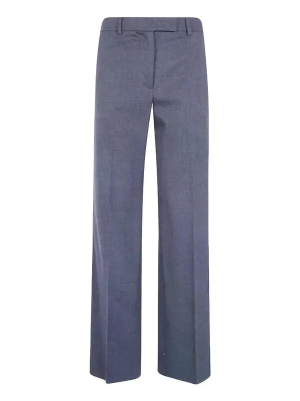 Seventy Pressed-crease Straight-leg Trousers - Blue