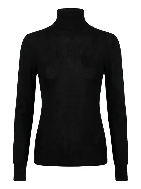 TOCCIN Alma Turtle-neck Sweater - Black