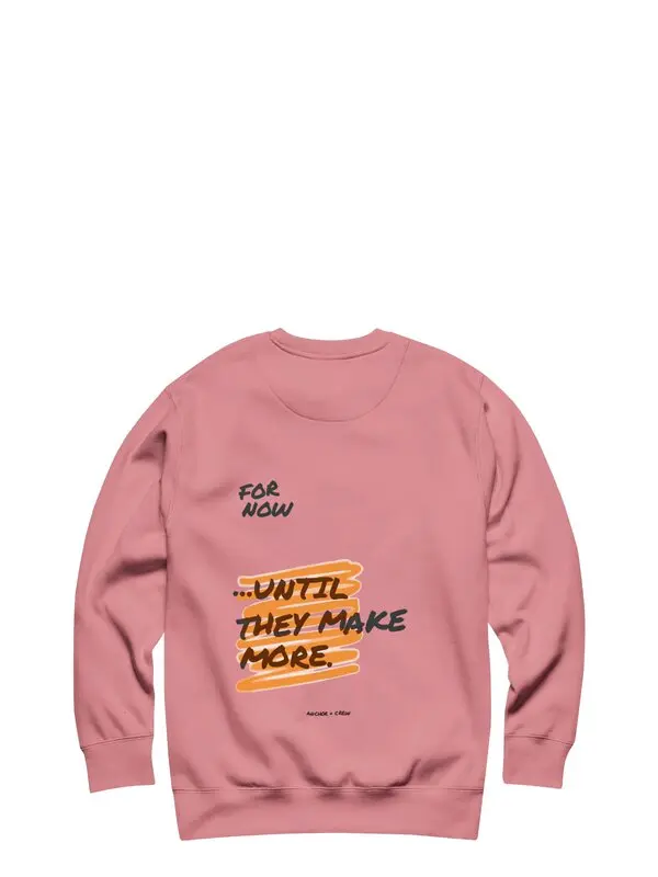 ANCHOR & CREW Limited Edition Annotations Organic Cotton Sweatshirt - Pink