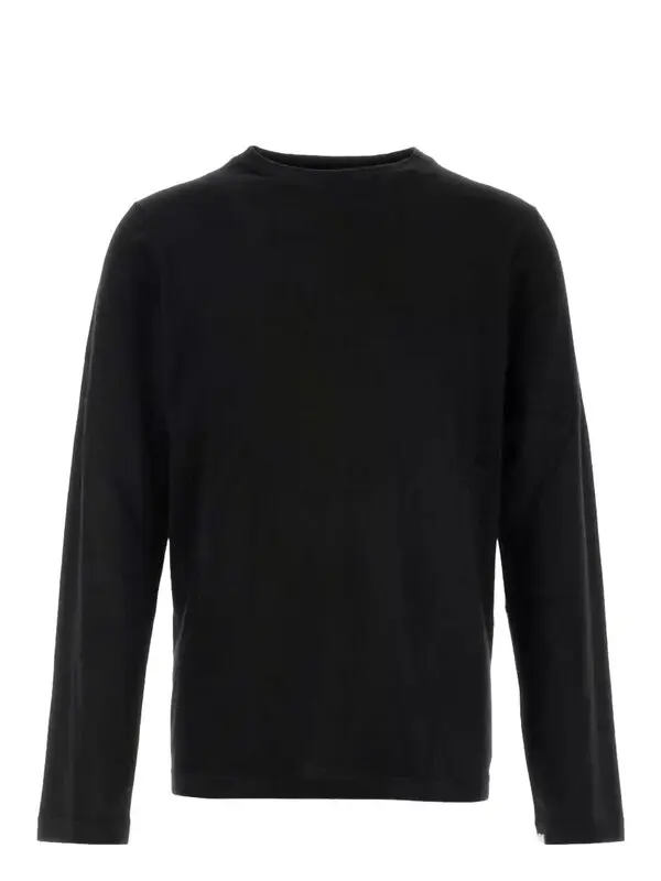 Extreme Cashmere Long-sleeve Crew-neck T-shirt - Black