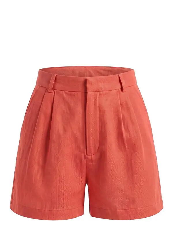 Yumi Kim Linen Short - Orange