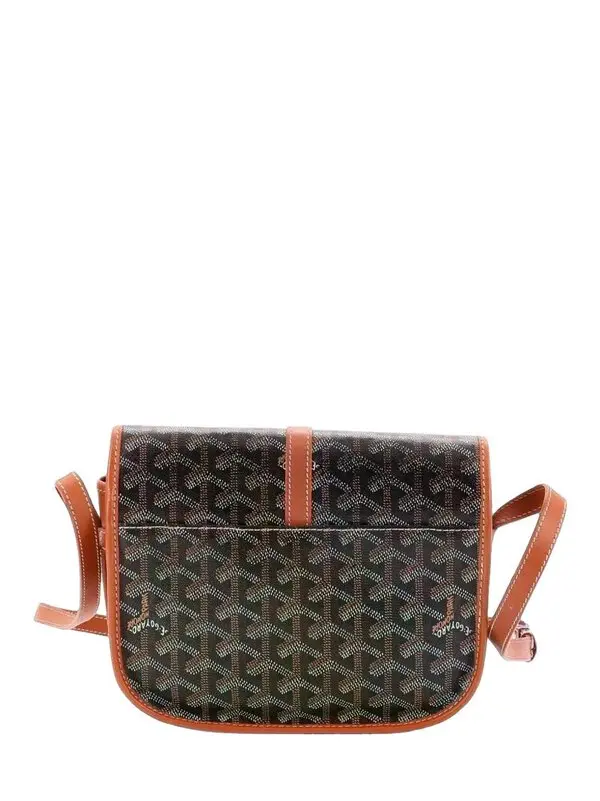 Goyard Belvedere Ii Messenger Bag Coated Canvas Pm Crossbody Bag - Brown
