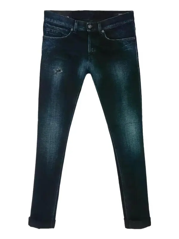 DONDUP George Distressed Faded Jeans - Blue