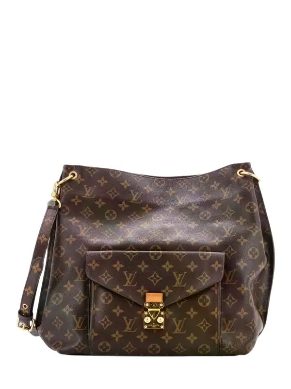 LOUIS VUITTON Monogram Canvas Metis Hobo Shoulder Bag - Brown