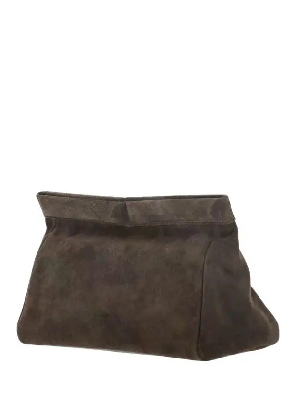 ARMARIUM Eloisa Suede Clutch Bag - Brown
