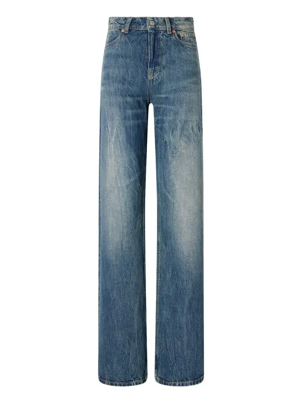 Our Legacy Wata Mid-rise Straight-leg Jeans - Blue