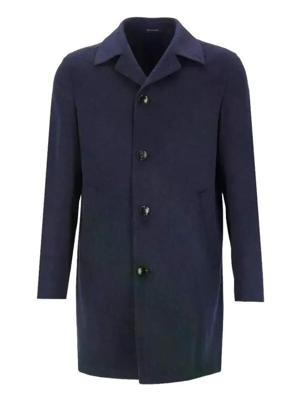 AL DUCA D’AOSTA 1902 Cashmere Button-up Coat - Blue