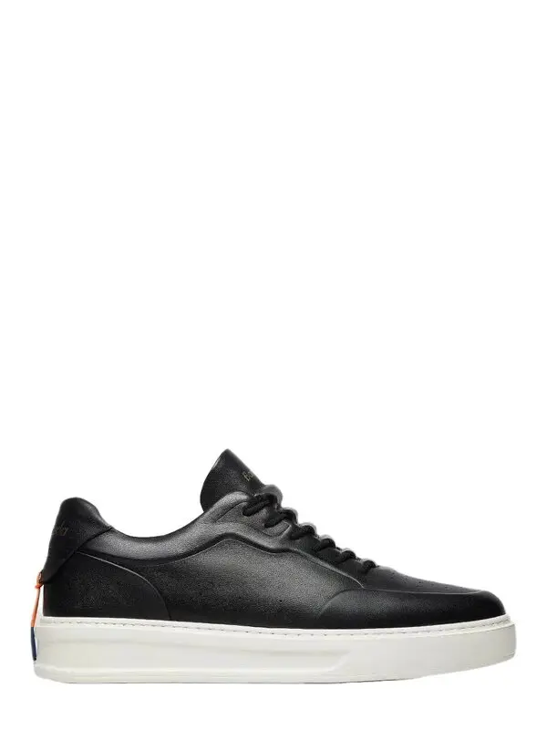 BARRACUDA Perforated-detail Lace-up Sneakers - Black