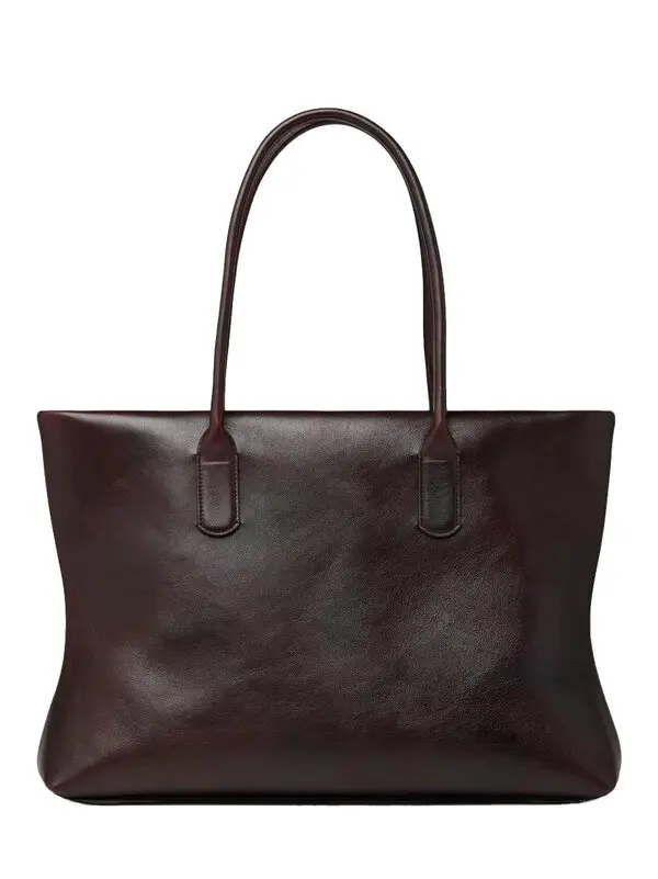 Marsèll Dipona Logo-debossed Leather Tote Bag - Red