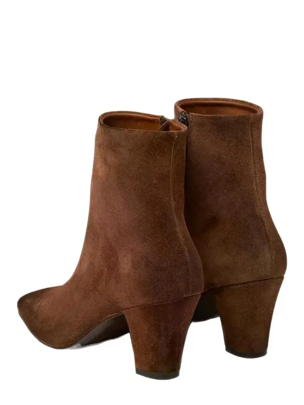 Marsèll Figura Suede Block-heel Ankle Boots - Brown