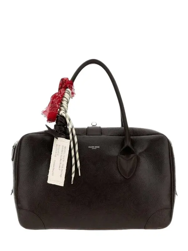 GOLDEN GOOSE Vita Leather Tote Bag - Brown