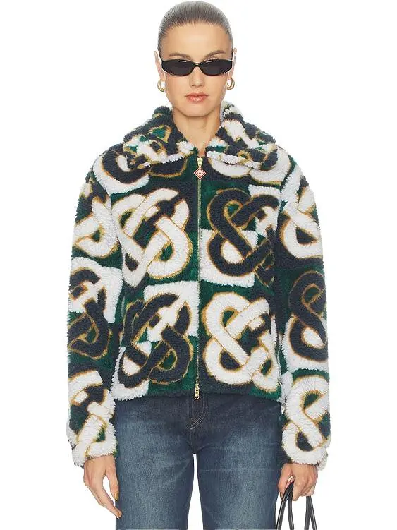 Casablanca Fleece Jacket In . Also - Multi