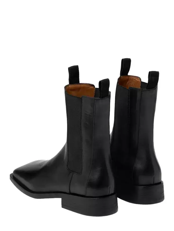 Marsèll Square-toe Chelsea Boots - Black