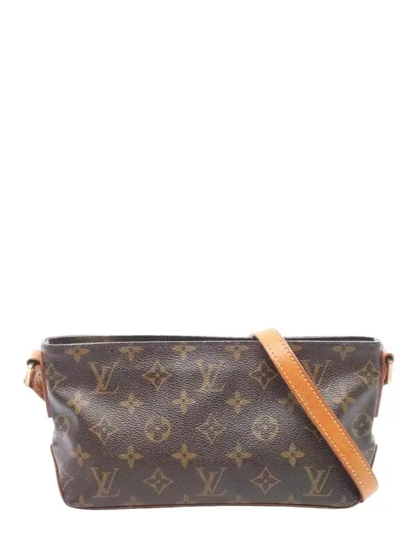 LOUIS VUITTON Monogram Trotteur Shoulder Bag - Brown