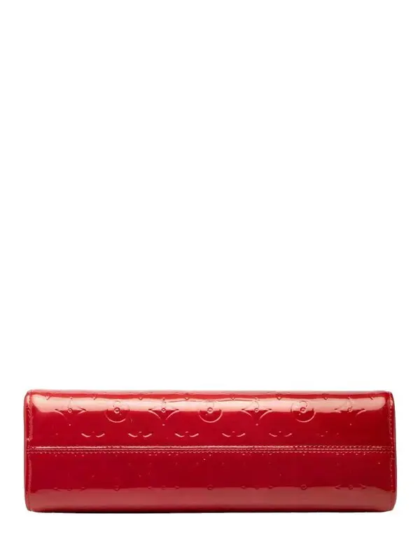 LOUIS VUITTON Monogram Vernis Roxbury Drive Satchel - Red