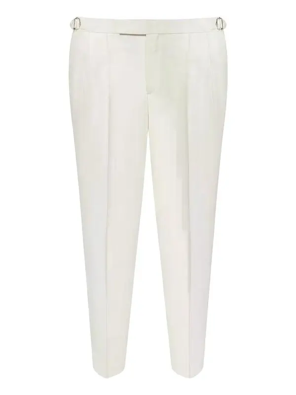 TOMBOLINI Buckle-fastening Tapered Trousers - Neutrals