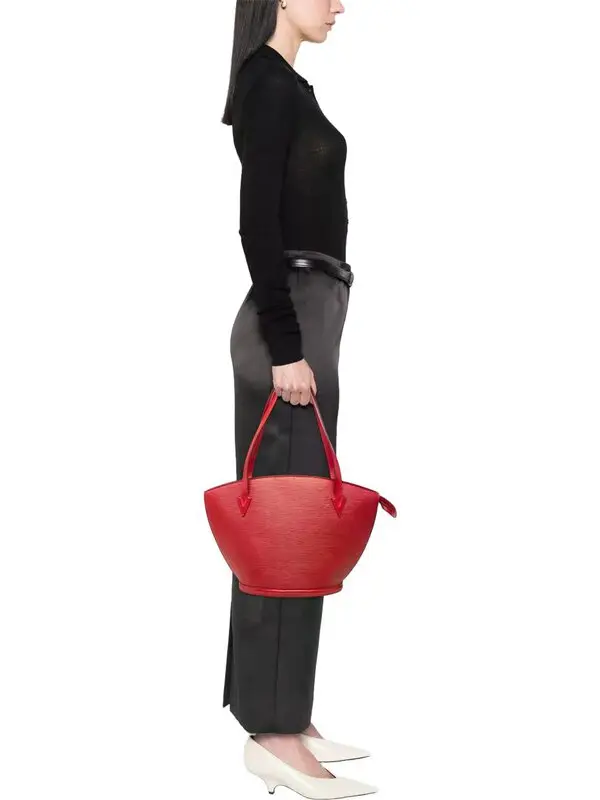 LOUIS VUITTON 1995 Epi Saint Jacques Gm Long Strap Shoulder Bag - Red