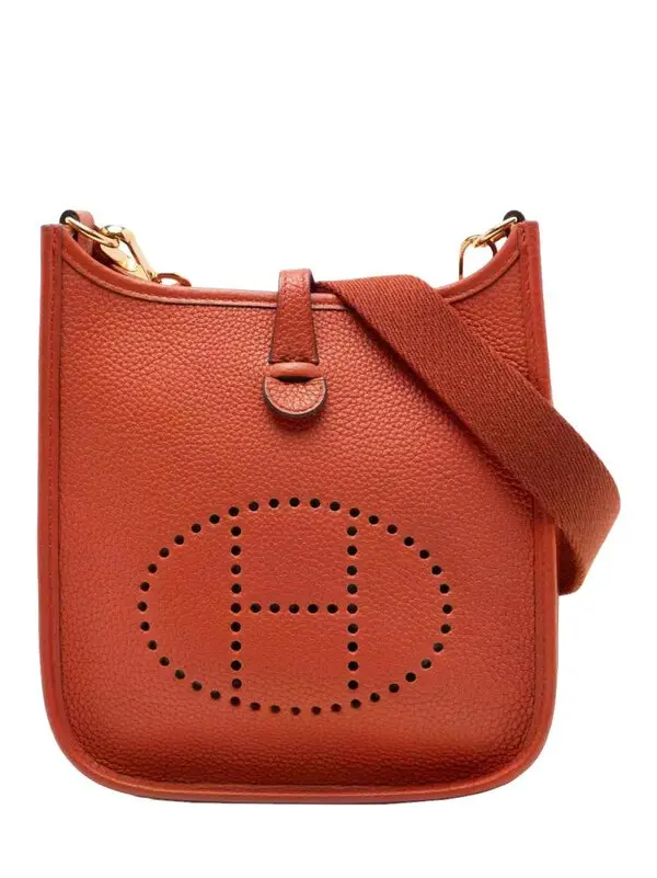 Hermès Clemence Evelyne Tpm 16 Crossbody Bag - Orange