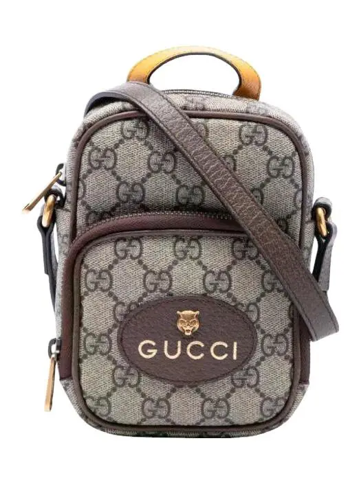Gucci Gg Supreme Neo Vintage Satchel - Neutrals