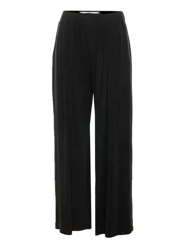 ELE Elasticated Loose-fit Track Pants - Black
