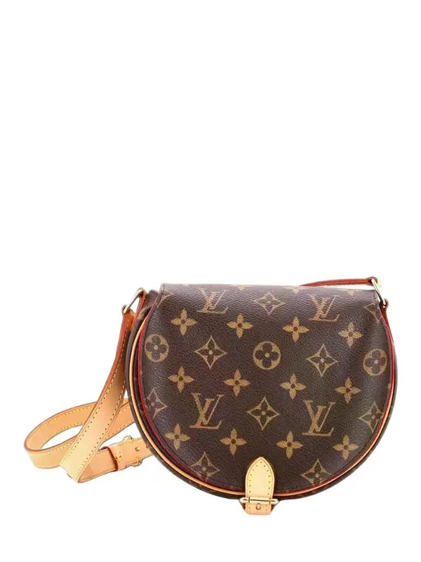 LOUIS VUITTON Tambourine Handbag Monogram Canvas Crossbody Bag - Brown