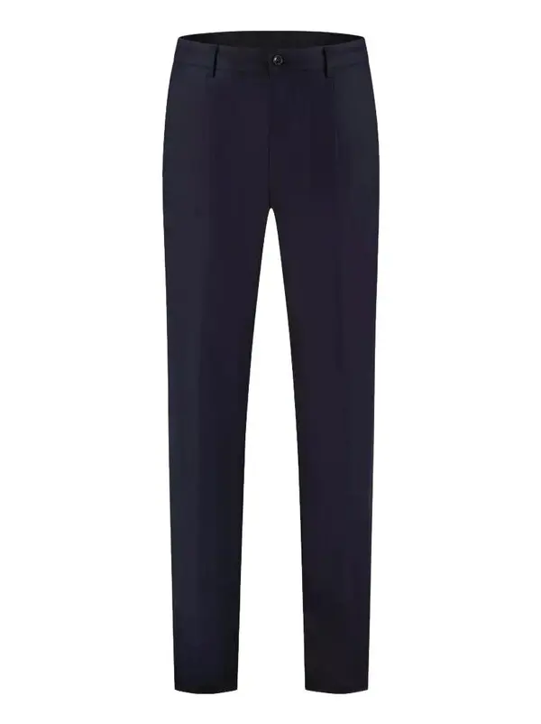 Marco Pescarolo Pressed-crease Tailored Trousers - Blue