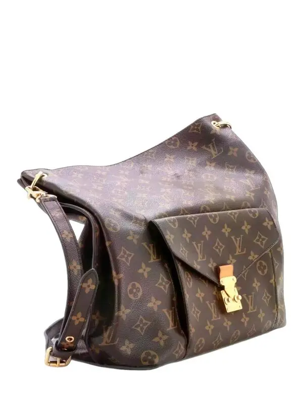 LOUIS VUITTON Monogram Canvas Metis Hobo Shoulder Bag - Brown