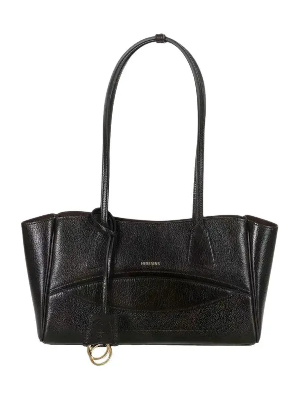 HIDESINS Grainy Leather Tote Bag - Brown