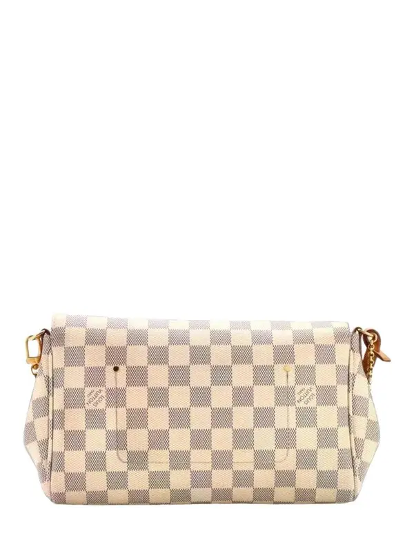 LOUIS VUITTON Favourite Handbag Damier Mm Cross Body Bag - White