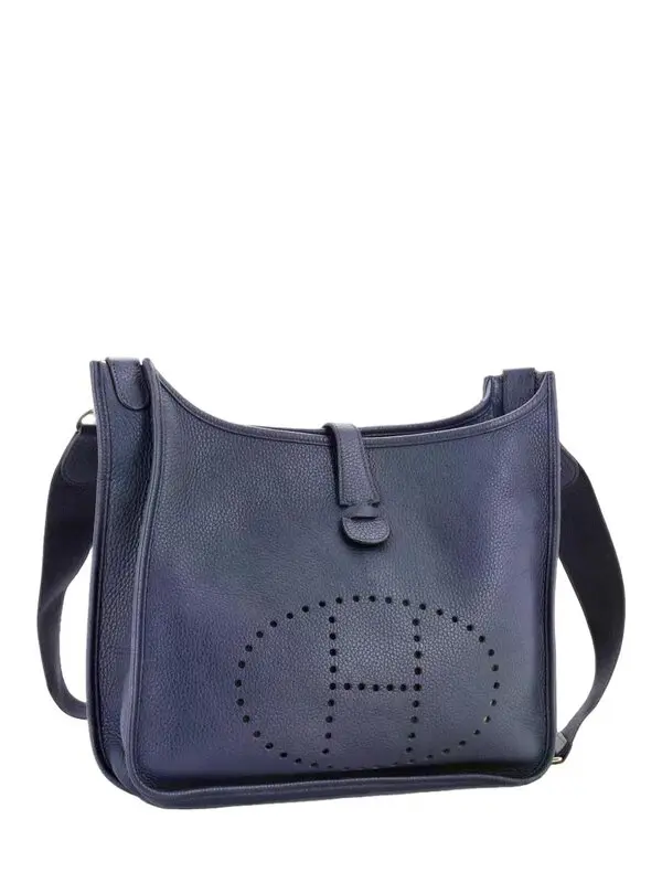 Hermès Evelyne Bag Gen Iii Clemence Gm Cross Body Bag - Blue