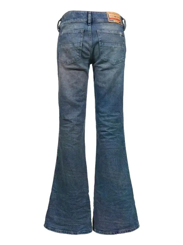 DIESEL® Distressed Bootcut Jeans - Blue
