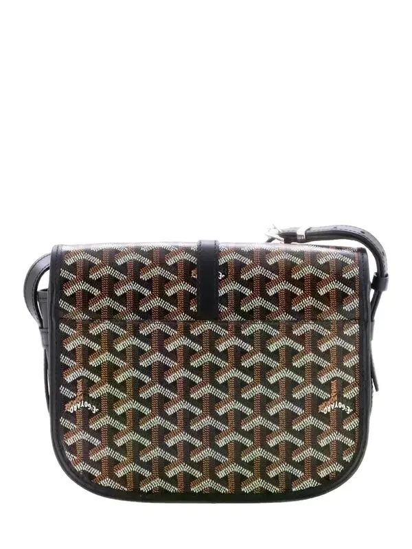 Goyard Belvedere Ii Messenger Bag Coated Canvas Pm Crossbody Bag - Black