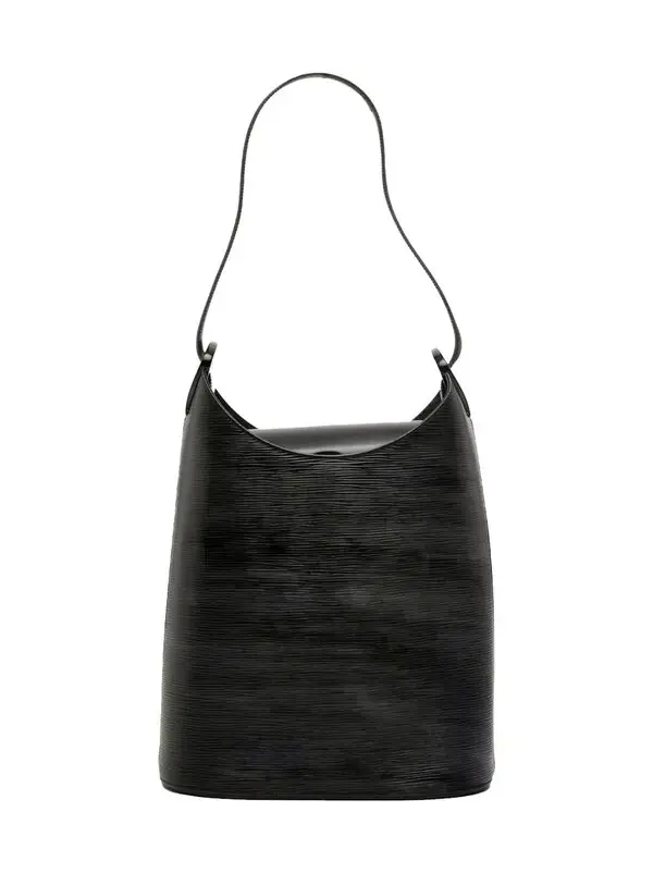 LOUIS VUITTON 2001 Epi Sac Verseau Shoulder Bag - Black