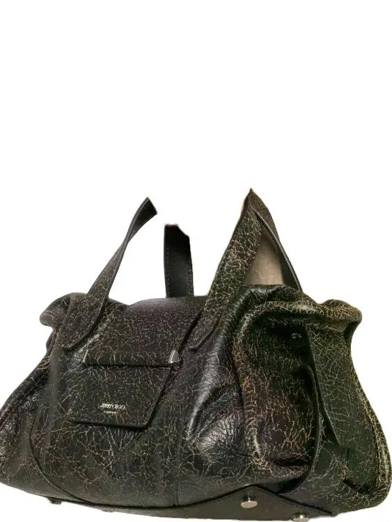 JIMMY CHOO Bar Filo Leather Tote Bag - Black