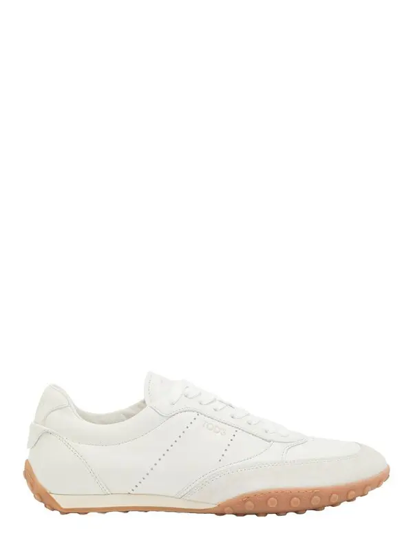 TOD'S Sportiva 13m Panelled Suede Sneakers - White