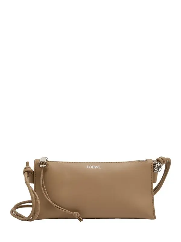 Loewe Joya Leather Shoulder Bag - Moca