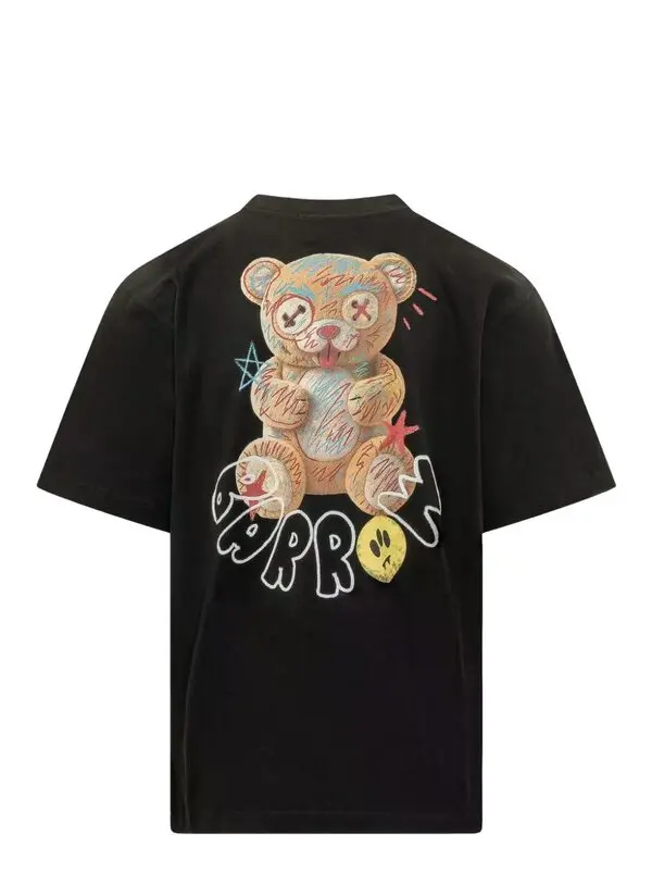 BARROW Graphic-print Crew-neck T-shirt - Black