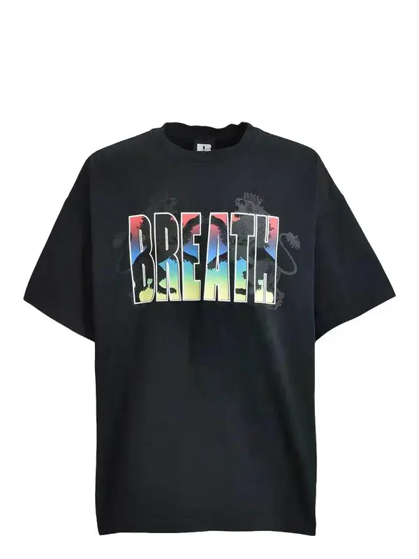 BREATH Iron Lion Graphic-print T-shirt - Black