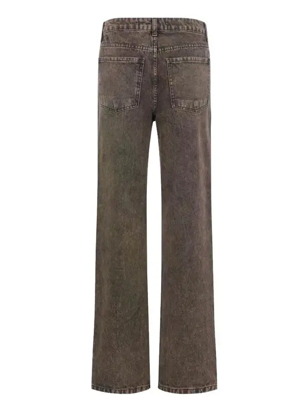 Federica Tosi Mid-rise Wide-leg Jeans - Brown