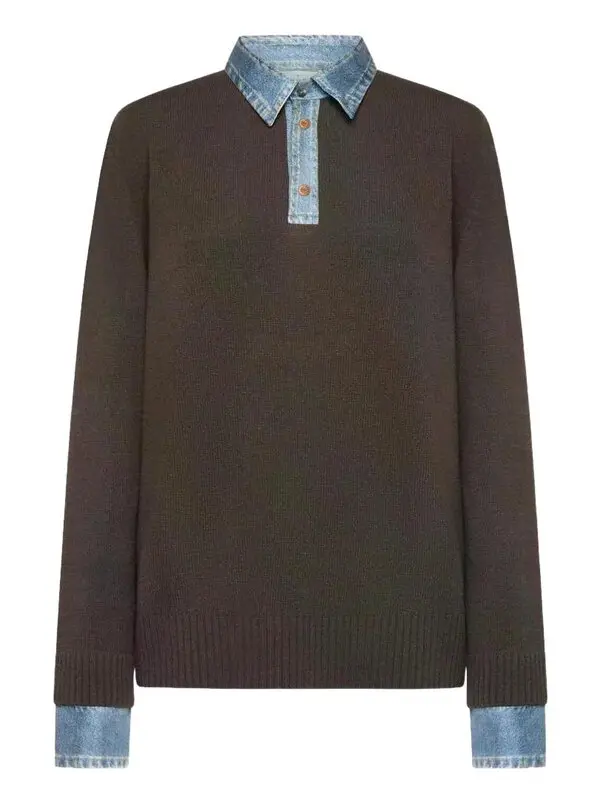 PIERRE-LOUIS MASCIA Tricot Sweater - Brown