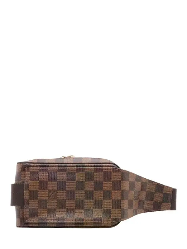LOUIS VUITTON 2005 Damier Ebene Geronimos Crossbody Bag - Brown