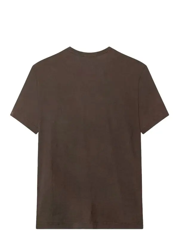 JAMES PERSE Crew-neck T-shirt - Brown