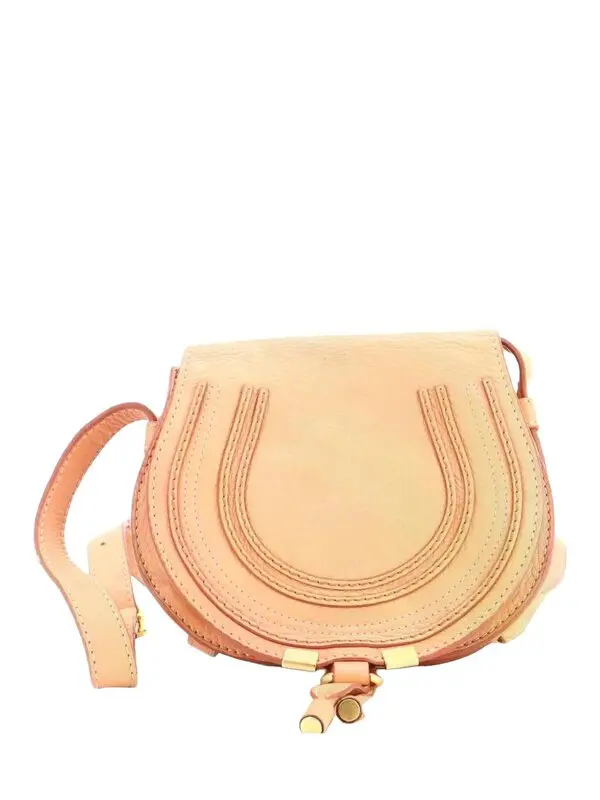 Chloé Marcie Leather Small Cross Body Bag - Pink