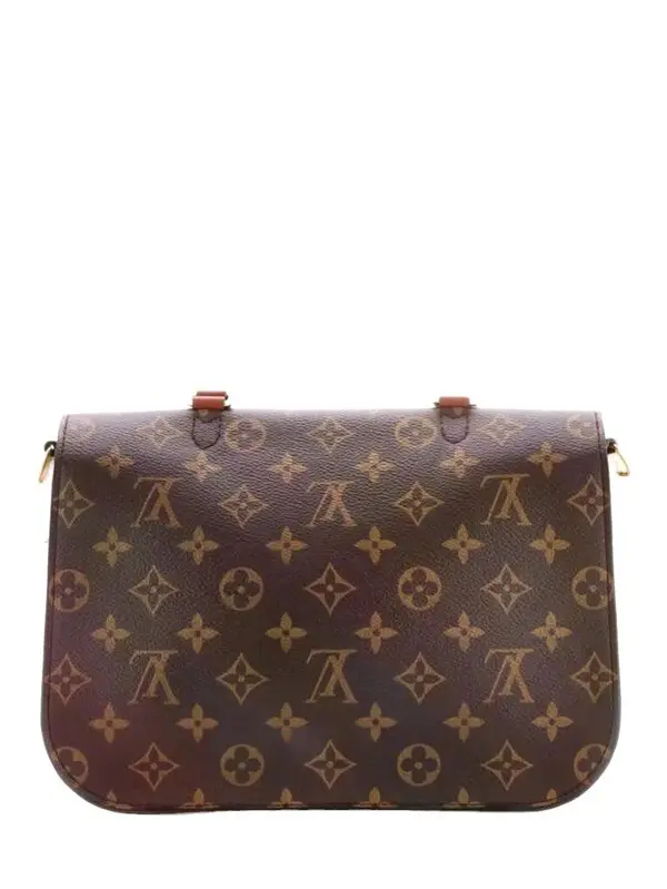 LOUIS VUITTON Vaugirard Handbag Monogram Canvas With Leather Satchel - Brown