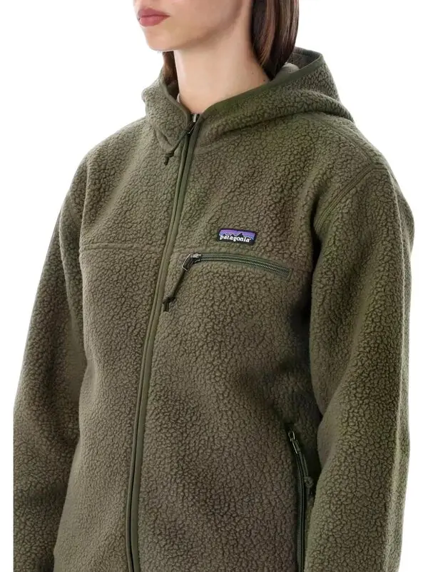 Patagonia Retro Pile Hooded Fleece Jacket - Green