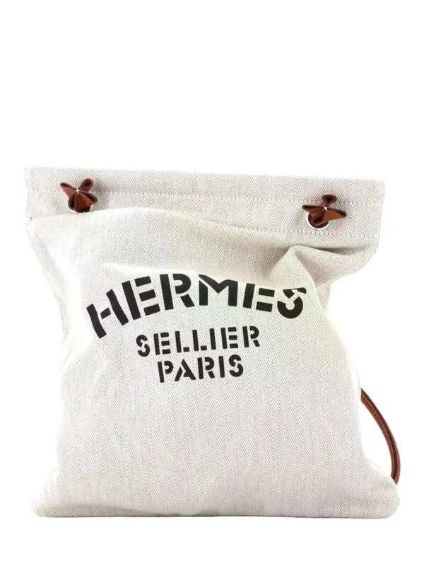 Hermès Aline Bag Toile Mm Crossbody Bag - Brown
