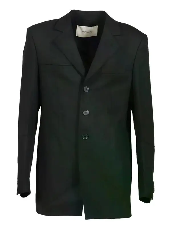 ENTIRE STUDIOS Button-fastening Jacket - Black