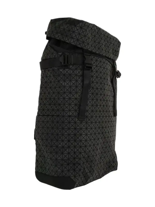 Issey Miyake Liner Geometric-panelled Backpack - Black